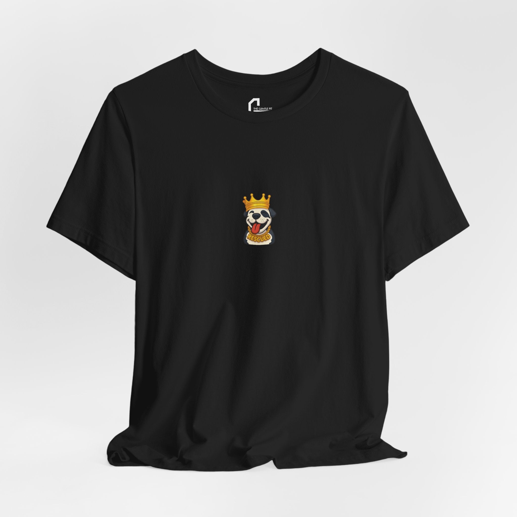 Crowned Pit Emoji Unisex Short Sleeve T-shirt - The Gentle Pit
